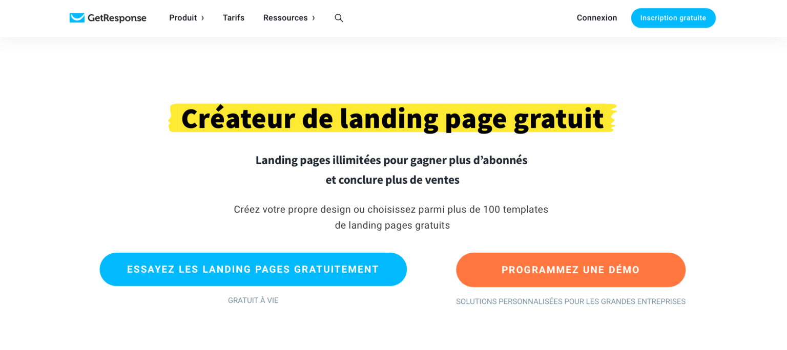 5 exemples de landing page pour vos formations ! - Récréation Médias
